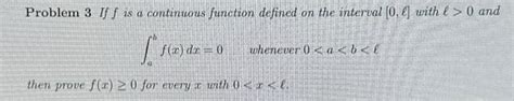 solved problem 3 if f is a continuous function defined on