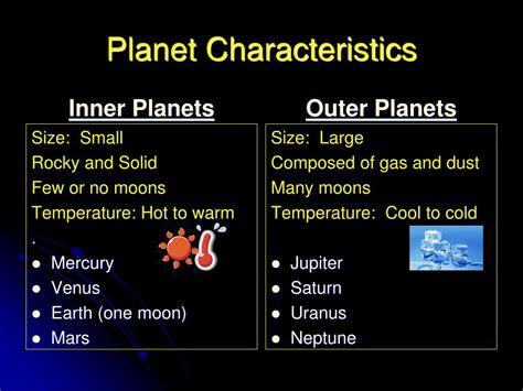What Are The 8 Planets And Their Characteristics Germanplz