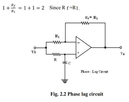Phase Shift Circuits Applications Of Operational Amplifier