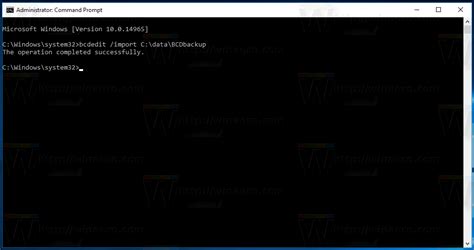 How To Backup And Restore Boot Configuration In Windows
