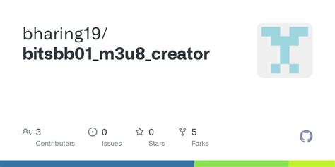 Github Bharing19bitsbb01m3u8creator
