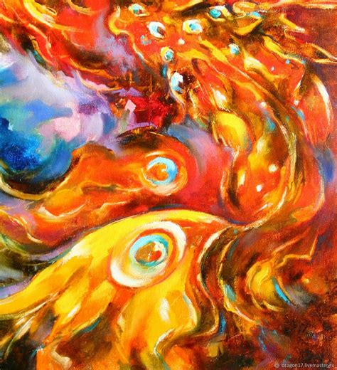 Картина Птица Феникс. Картины птиц и животных. Жарптица Яркие картины ...