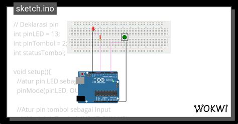 Tombol Ardiuno Sukron Wokwi ESP32 STM32 Arduino Simulator