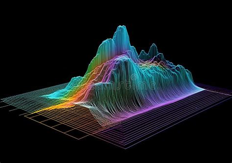 3d Abstract Data Visualization Background Stock Illustration Illustration Of Powerpoint