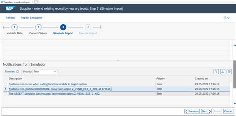 Solved Error Message Encountered When Extending Suppliers Sap