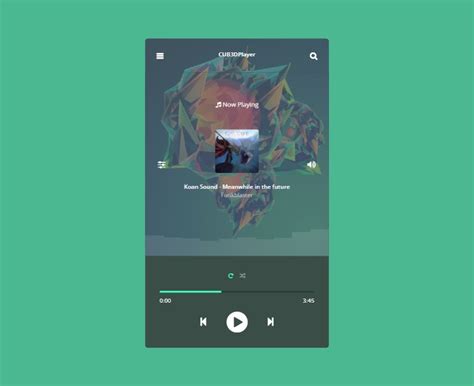 3d音乐播放器素材模板下载，简约的html音乐播放器源码 17素材网