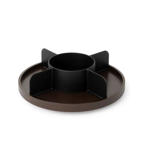 Ornament Home Umbra Bellwood Lazy Susan Кухненски органайзер разделител орех Съхранение и