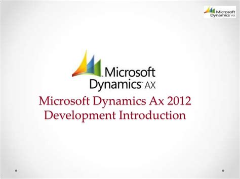 Microsoft Dynamics Ax 2012 Development Introduction Part 13 Pptx Databases Computer