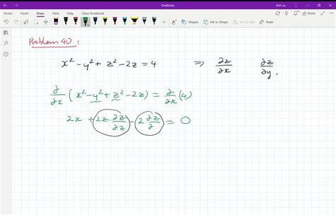 39 42 Use Implicit Differentiation To Find ∂z ∂x And ∂z ∂y X 2 Y 2