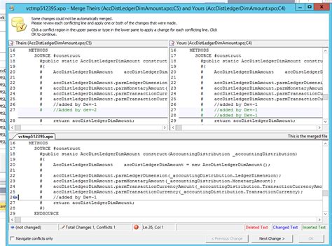 Code Merging Window Is Not Popping Up As Expected In TFS Microsoft Dynamics Blog