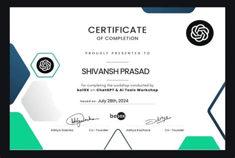 Shivansh Prasad On Linkedin Ai Machinelearning Chatgpt Aiworkshop