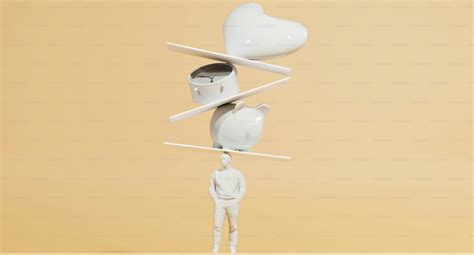 찻주전자와 주전자의 균형을 잡고 있는 남자의 흰색 조각상 사진 Unsplash의 돈 이미지