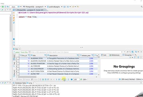 701 Executing Script Using Include Hangs · Issue 8313 · Dbeaver