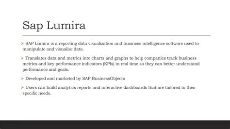Sap Lumira Presentation Pptx