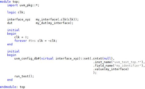 The UVM Configuration Database Blog Company Aldec
