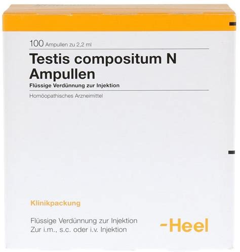 Testis Compositum N Ampullen 100 St