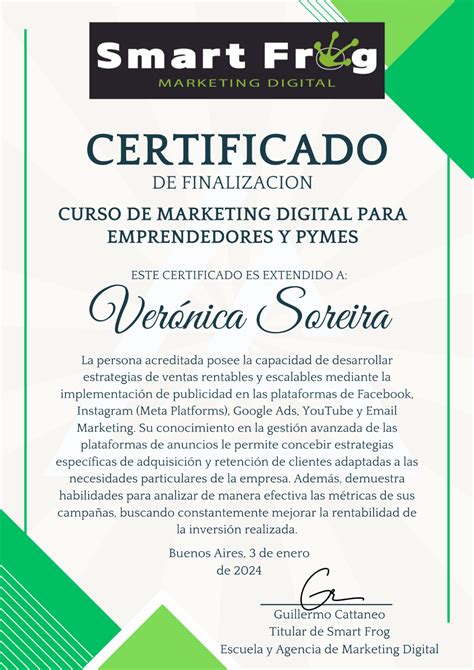 Certificado Final Guillermo Cattaneo