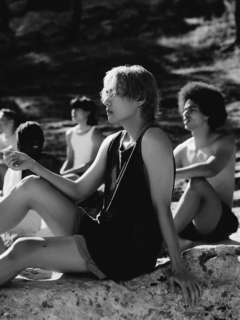 Hes Shirtless Btss V Surprises Army In 20 New Layover Concept Photos Koreaboo