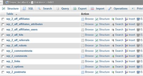 kopieren einer mysql datenbank auf demselben server mit phpmyadmin