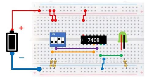 xor gate circuit on tinkercad xor gate implementation on 50 off