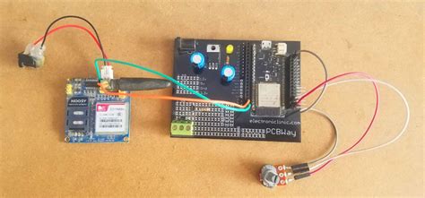 Esp32 With Gsm Sim900a Gsm Wifi Iot Gsm Esp32 And Gsm