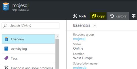 Backup Restore A Copy Azure Sql Databází Tomáš Kubica