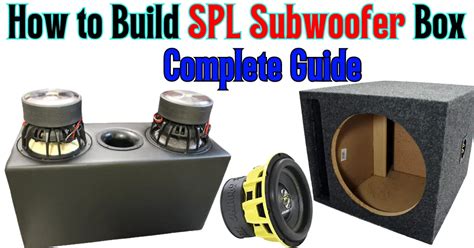 How To Build Subwoofer Box With Loudest Design