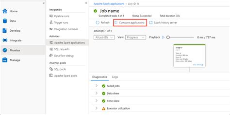 使用 Synapse Studio 监视 Apache Spark 应用程序 Azure Synapse Analytics Microsoft Learn