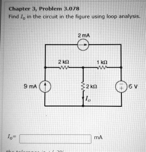 Solvedchapter 3 Problem 3078 Find Io In The Circuit In The Figure