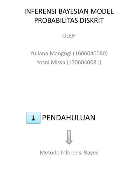 Inferensi Bayesian Model Probabilitas Diskrit Pdf