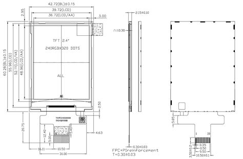 2 4 tft lcd display with ips panel 240x320 touchscreen spi