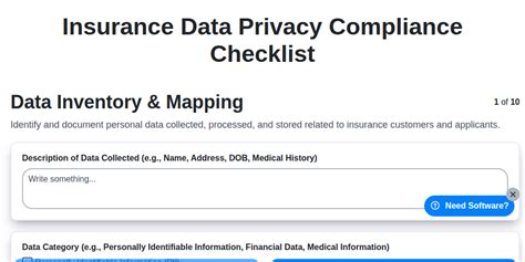 Insurance Data Privacy Compliance Checklist Your Step By Step Guide