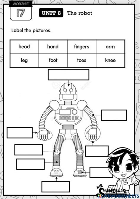 Robot Online Activity Live Worksheets