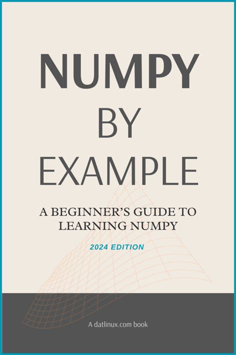 Numpy By Example By Dat Linux Leanpub Pdfipadkindle