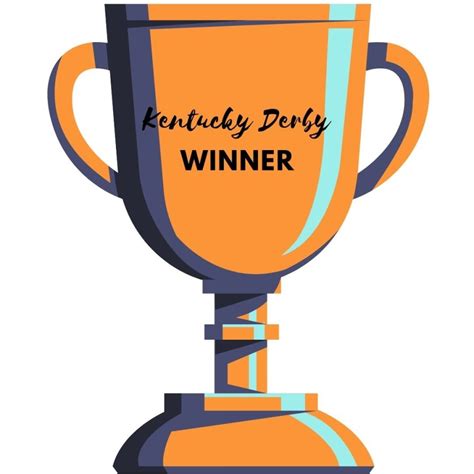 Kentucky Derby Trophy Clipart Image