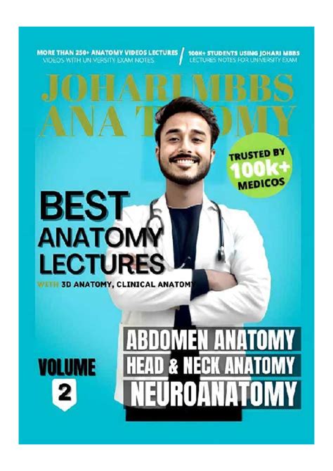 Anatomy Lecture Notes JOHARI MBBS Volume Edition Studocu