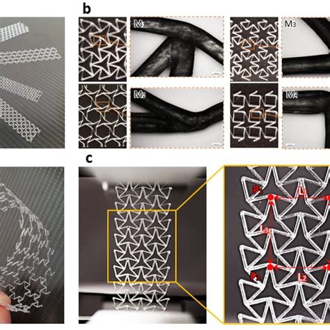 Additively Manufactured Planar Lattices And Tensile Test A 3d Printed