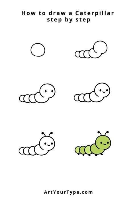 🐛10 Cute Caterpillar Drawing Ideas Art Your Type