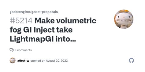 Gi Inject For Volumetric Fog Should Take Baked Gi Into Account · Issue