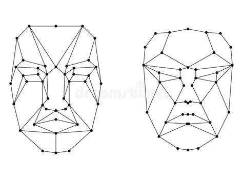 Face Recognition Scanning Grid Stock Vector Illustration Of Geometric Face Recognition Scanning Grid Stock Vector Illustration Of Geometric