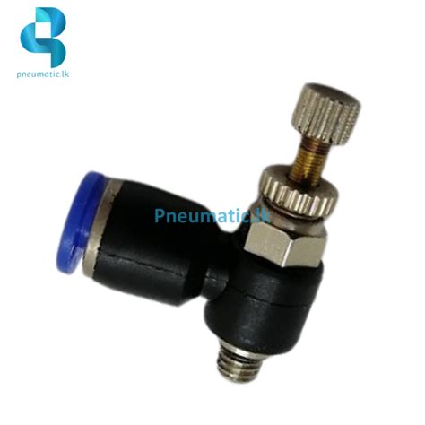 Sl04 M5 Push In Speed Controller Pneumatic Lk