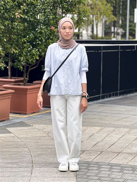 ดูไอเดียสไตล์การแต่งตัวสำหรับ「เสื้อเบลาส์ ผ้าลินินผสม แขนสั้น มีวอลุ่ม、กระโปรง ผ้าคอตตอน ผิวย่น