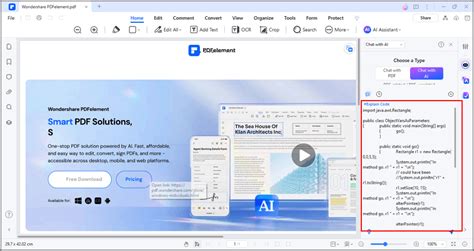 how to explain pdf content and code