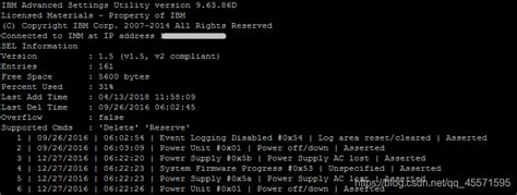 linux下获取设备ipmi信息常用工具 ibm advanced settings utility asu csdn博客