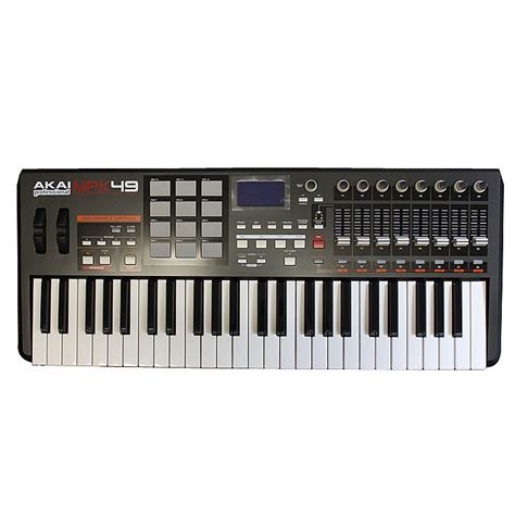 Akai Akai Mpk49 49 Key Usb Midi Keyboard Controller Free Sonivox Virtual Instruments Vinyl At