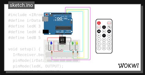 Praktik Ir Remotecontrol Xii F5 Wokwi Esp32 Stm32 Arduino Simulator