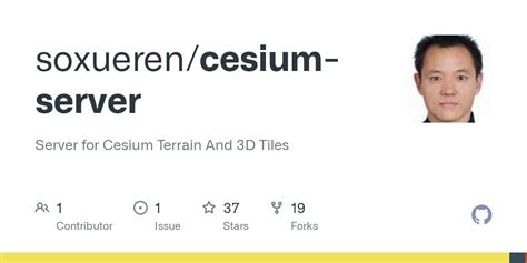github soxueren cesium server server for cesium terrain and 3d tiles