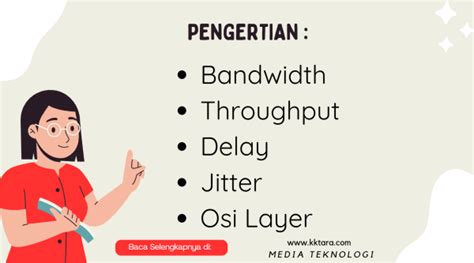pengertian bandwidth throughput delay jitter dan osi layer