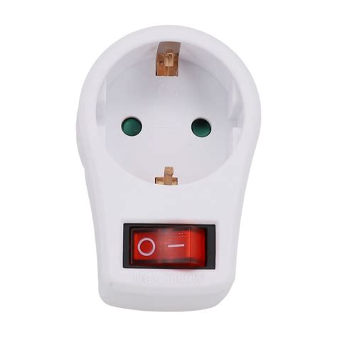 Socket Outlet With Switch Socket Adapter Eu Power Converter Extension