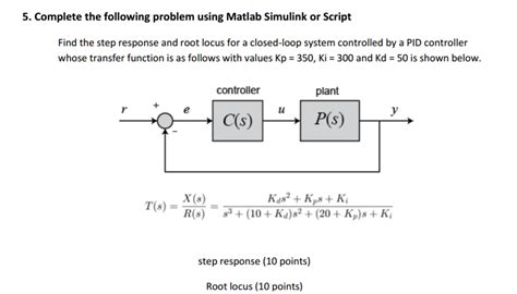 5 Complete The Following Problem Using Matlab